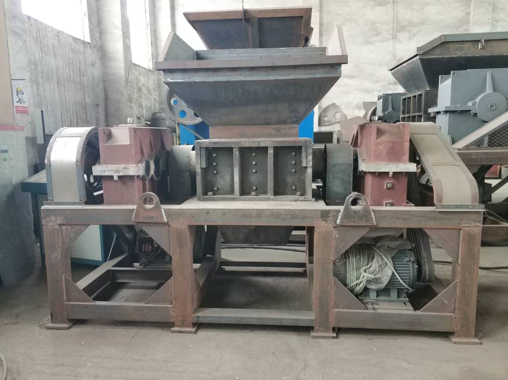 Aluminum And Copper Scrap Shredder: Dual Shaft Recycle Crusher, High ...