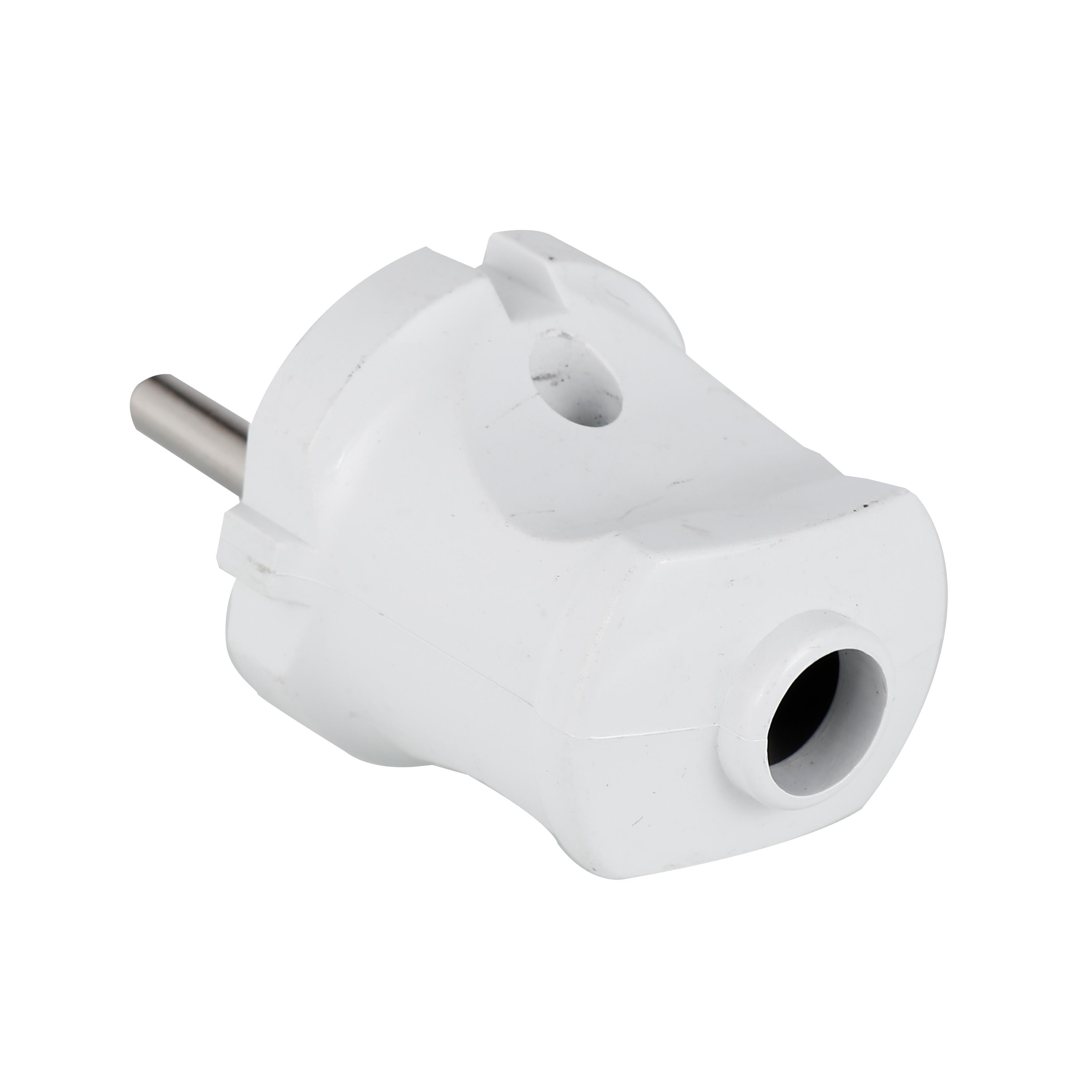 3 Port Splitter With Grounding, 16a 250v, Ip20 White Plug Socket, High ...