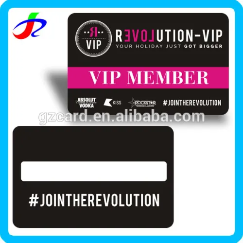 Guangzhou Printable Magnetic Stripe Vip Pvc Plastic Card Printing, High ...