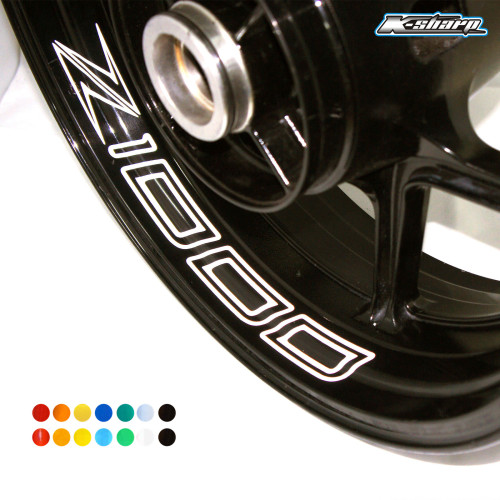 Motorcycle Wheel Logo Sticker Decal Reflective Moto Rim Tire Decorative ...