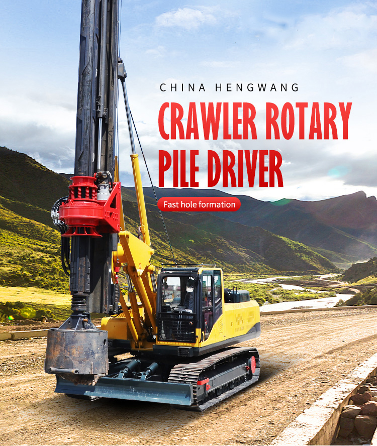 Hydraulic Piling Rotary Rig Auger Bore Pile Foundation Machine ...