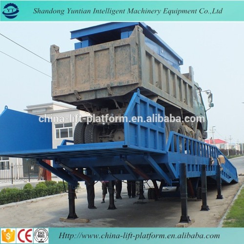 10t Hydraulic Mobile Forklift Container Loading Ramps, High Quality 10t ...