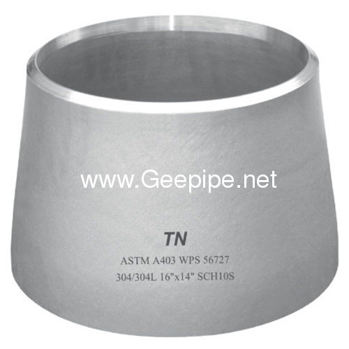 Din Stainless Steel Butt Welded Seamless Concentric Reducer , High ...