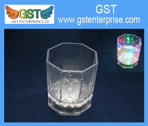 Flashing Led Plastic Short Octagon Cup, High Quality Flashing Led ...