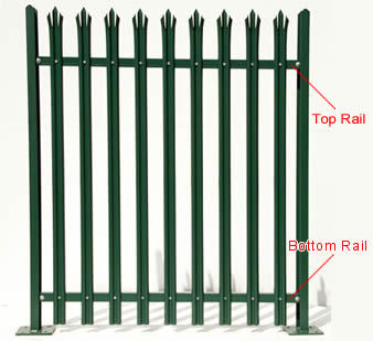 Palisade Fencing Rail, High Quality Palisade Fencing Rail on Bossgoo.com