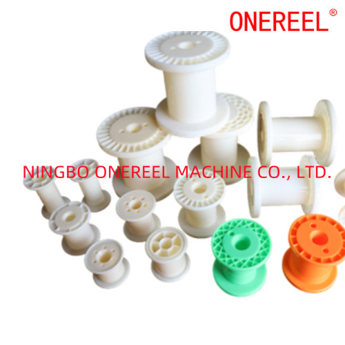 White Plastic Empty Spool Threaded Spool For Wire, High Quality White ...