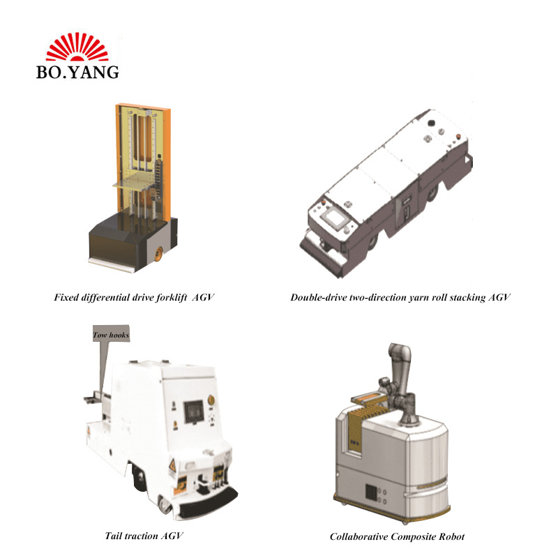 Automatic Stacking Forklift Type Robot Palletizing Agv System, High ...