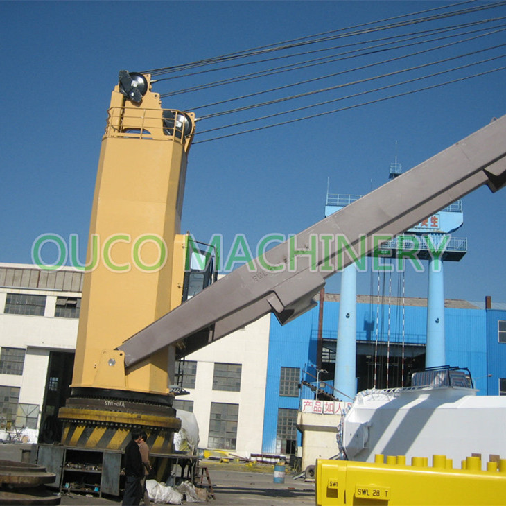 MacGregor 40T Large Tonnage Vessel Use Cargo Crane China Manufacturer