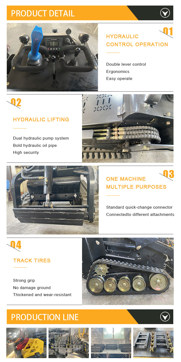 Dd440 25hp Mini Skid Loader - Multi-function Earthmoving Equipment With ...