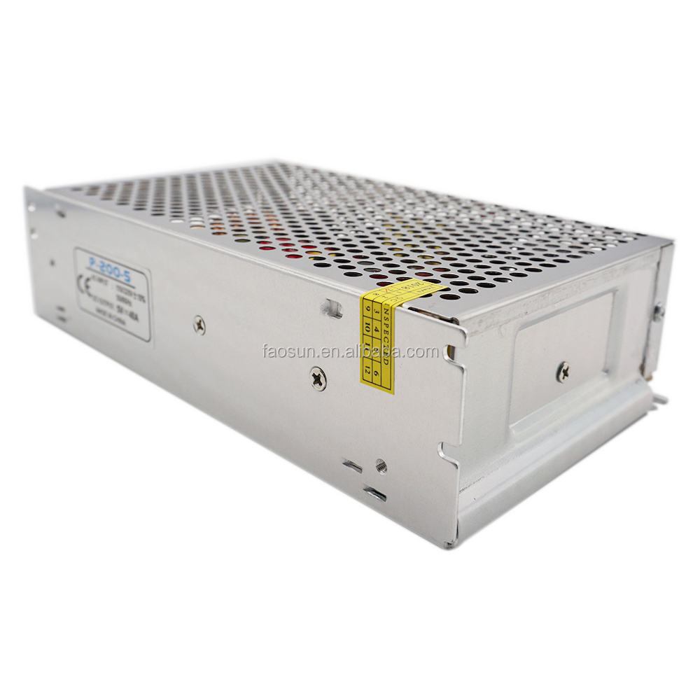 5v 40a Led Transformer 200w Constant Voltage Smps For Led Strips - S ...