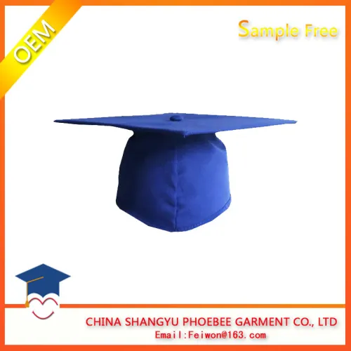 Matte Royal Blue Graduation Cap/hat, High Quality Matte Royal Blue ...