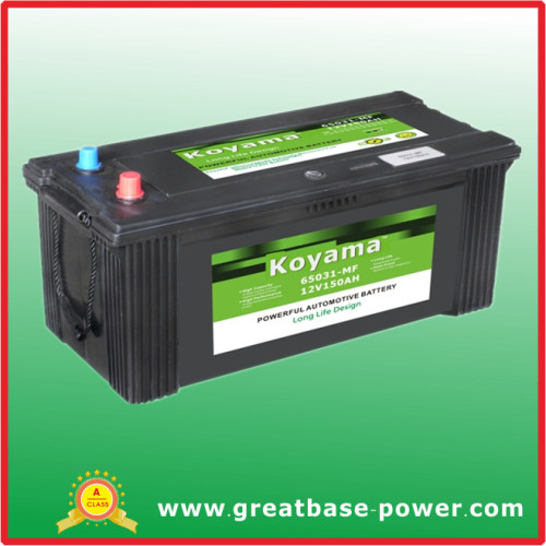 65031-mf 150ah Din Standard Automobile Storage Smf Battery, High ...