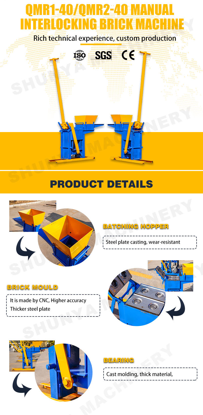 Interlocking Manual Brick Making Machine & Concrete Brick Cutter, High ...
