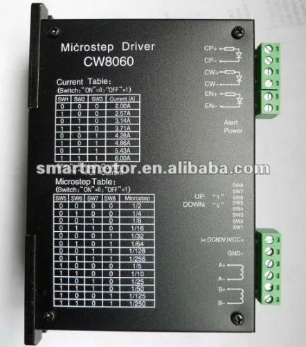 Cw8060 Micro Stepping 2-phase Step Motor Driver, Current 2a-6a, Input ...