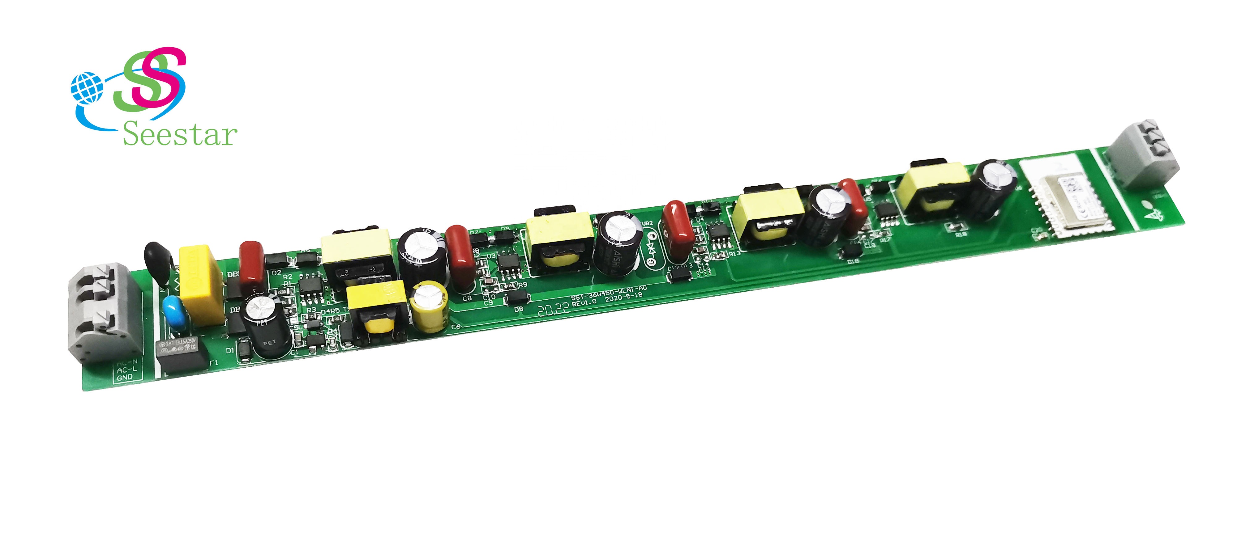 Tuya Dimmable Linear Led Driver, 36w Ac100-264v Dc30-80v 450ma With Pf ...