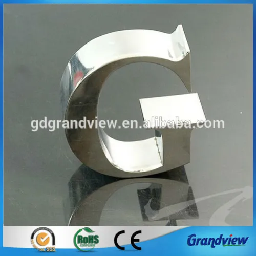 Custom Made Silver Alphabet Letters,alphabet Mirror Letters,beautiful ...