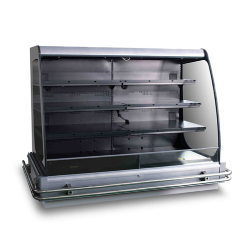 6 Ft Low Vertical Multideck Meat Display Cabinets, High Quality 6 Ft ...