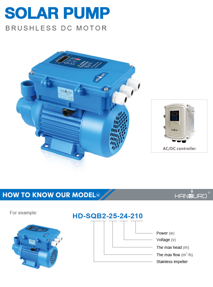 550w Qb Solar Portable Pump With Controller, High Quality 550w Qb Solar ...