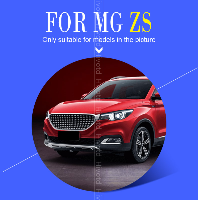 For Mg Zs 2017-2020 Car Accessories Interior Organize Case Abs Central Armrest Storage Box Cover ...