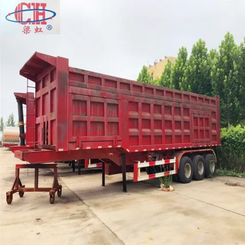 3 Axle Grain Tipper Trailer, High Quality 3 Axle Grain Tipper Trailer ...