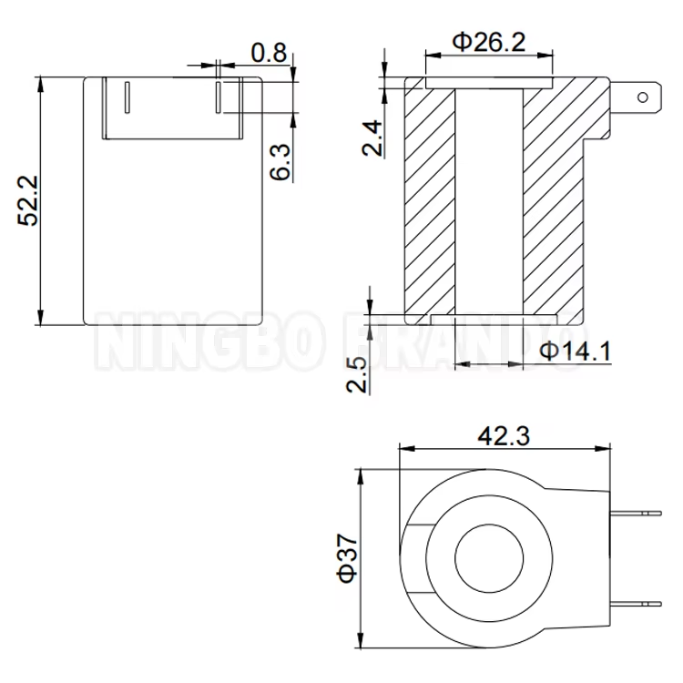 Brc Tecno Type Repair Kit At90e Reducer Solenoid Coil 12vdc, High ...