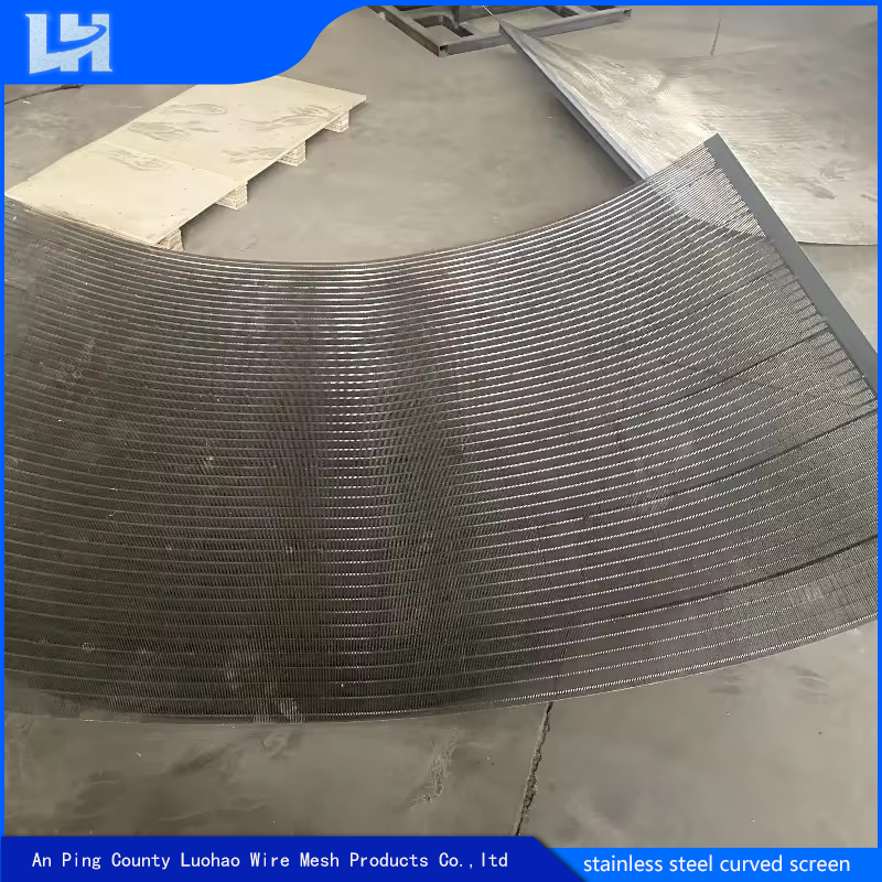 304 Stainless Steel Arc Screen Trapezoidal Wire Pressure Curved Grid ...