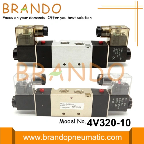 3/8'' 4V320-10 AirTAC Type Pneumatic Solenoid Valve 24VDC China ...