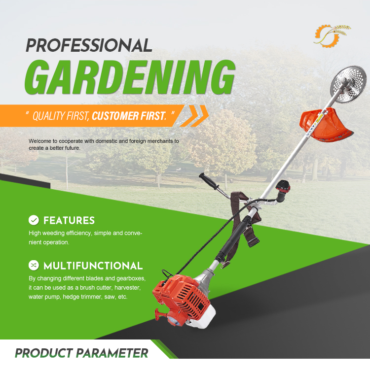 Portable Petrol Knapsack Side-mounted Lawn Mower For Farms And Gardens ...