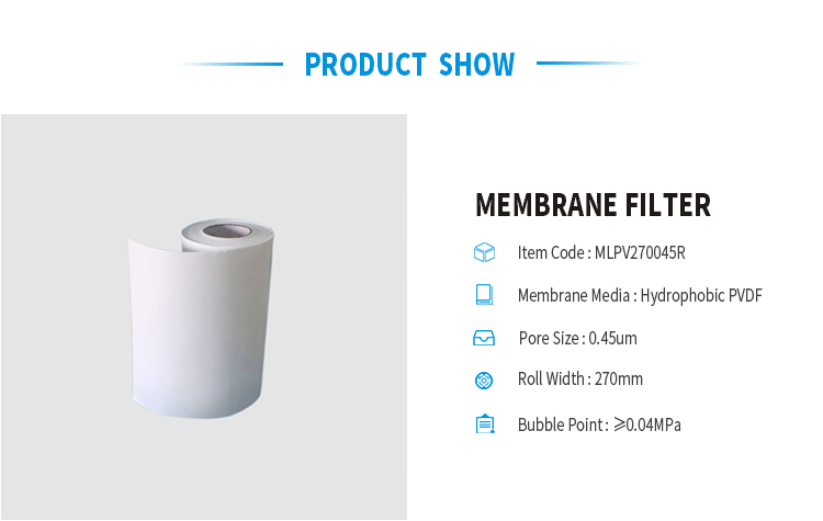 270mm O.22um Pvdf Micropore Roll Transfer Membrane Filter, High Quality ...