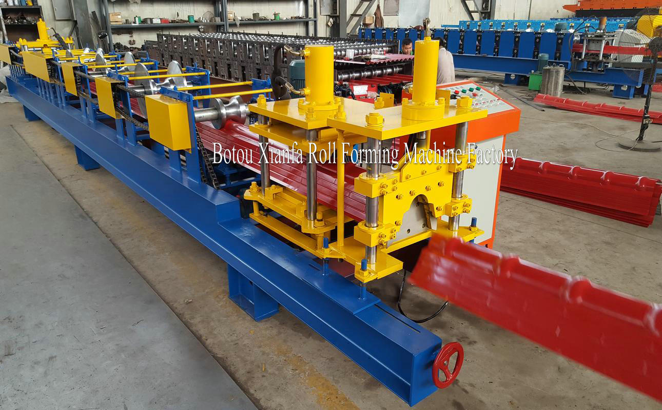Automatic Ridge Cap Roll Forming Machine China Manufacturers Suppliers ...