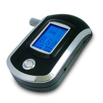 Alcohol Tester With Disposable Mouthpiece And Flat-surfaced Sensor ...