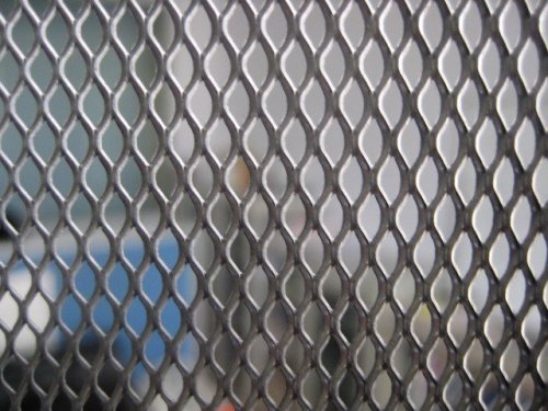 Black Painted Expanded Metal Mesh, High Quality Black Painted Expanded ...