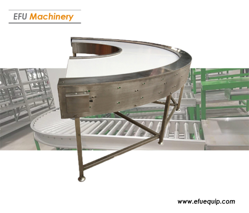 180 Degree Curved Belt Conveyor, High Quality 180 Degree Curved Belt ...