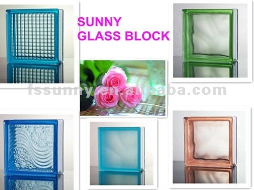 Pattern Glass Block, Glass Brick, Inside Colourful Pattern,color Glass ...