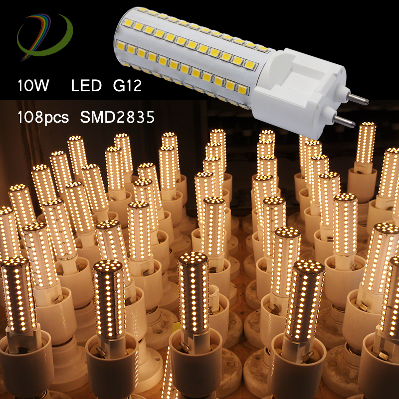 G12 Led Bulb 10w-20w Ac100-277v Led Lamp With G12 Base And E27 Adapter ...