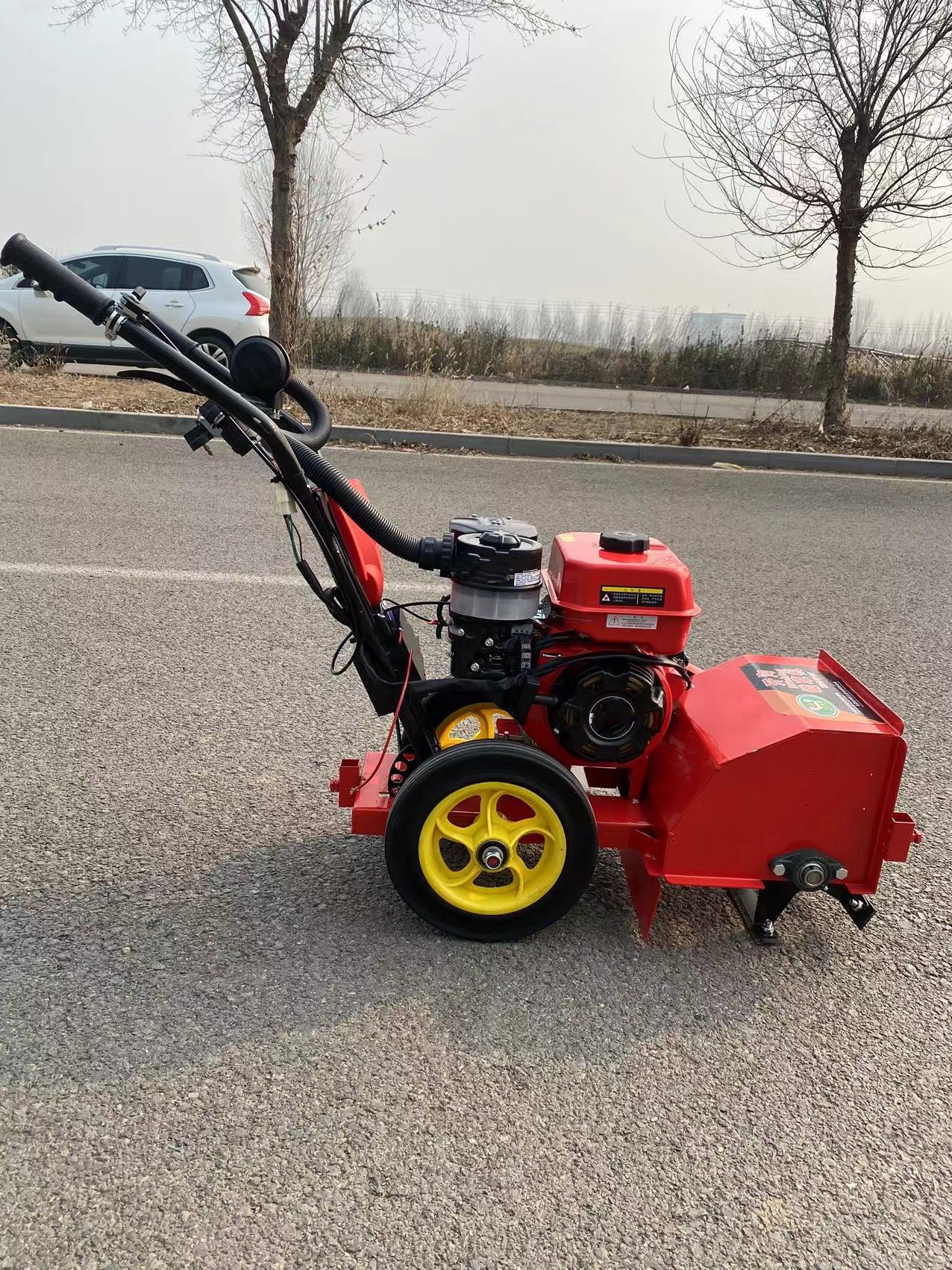 Hand Push Garden Tiller Mower - 4 Stroke Rotary Plow Hoe, High Quality ...