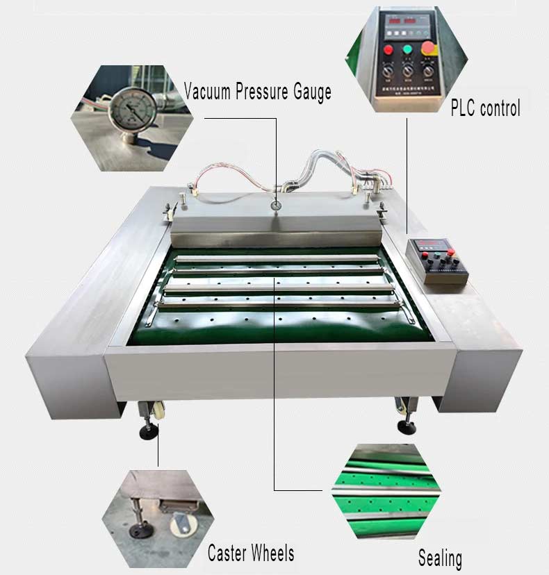 Conveyor Belt Vacuum Continuous Vacuum Packaging Machine, High Quality ...