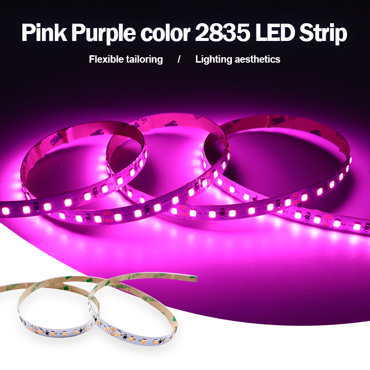 400-420nm Uv Led Strip Light For Plant Growth And Purple-pink ...