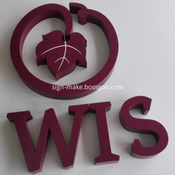 Large Outdoor Aluminum Metal Letters Signs, High Quality Large Outdoor ...