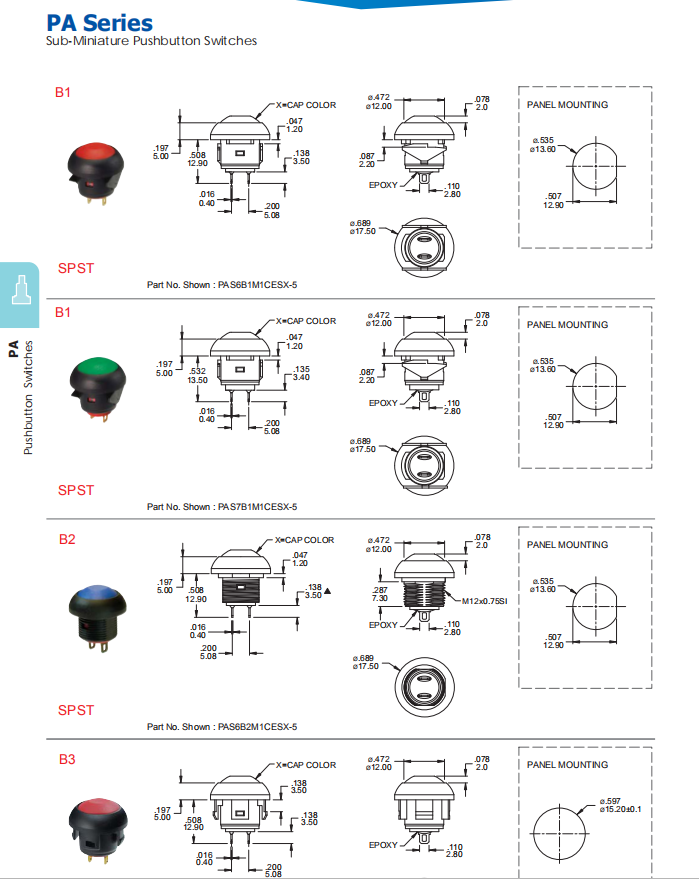 IP67 Waterproof Dustproof Momentary Push Button Switch China ...
