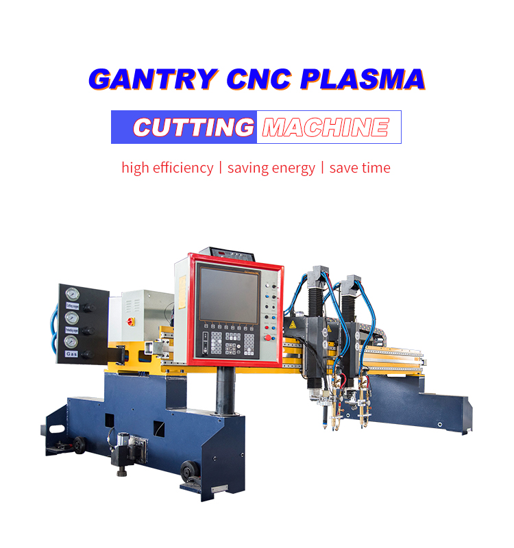 Cnc Plasma Tube Cutting Machine With Gantry Type And Flame Cutting ...