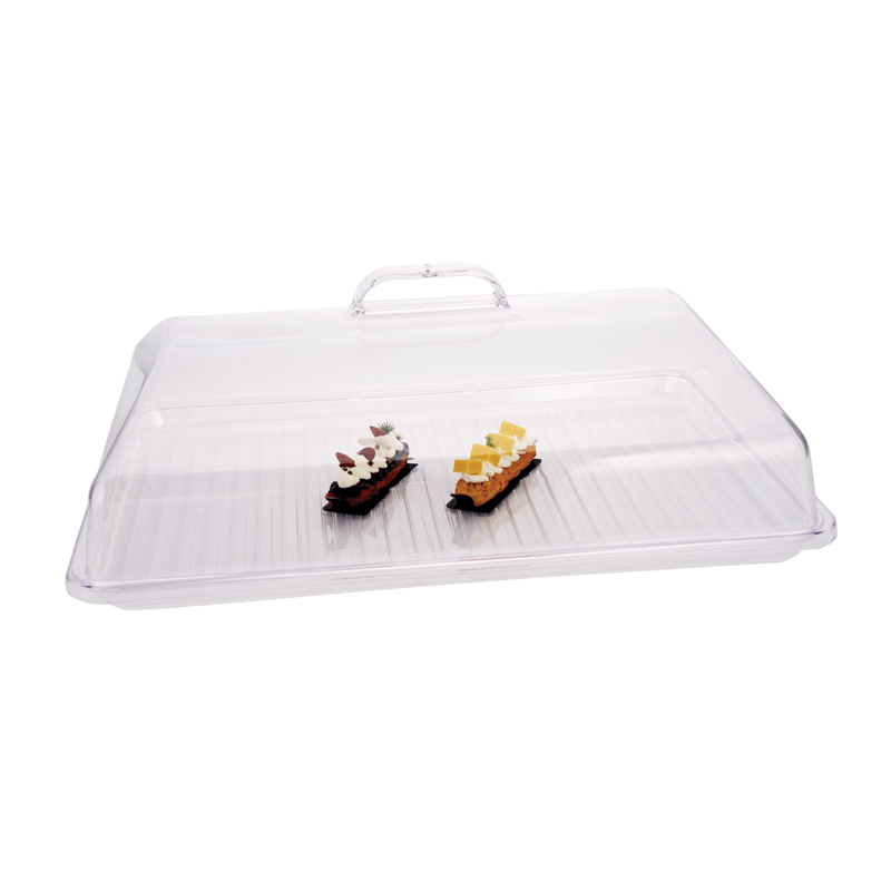 16x22 Inch Polycarbonate Dome Rectangular Food Cover With Handle, High ...