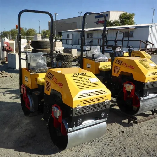 1 Ton Double Drum Vibratory Compacting Roller, High Quality 1 Ton ...