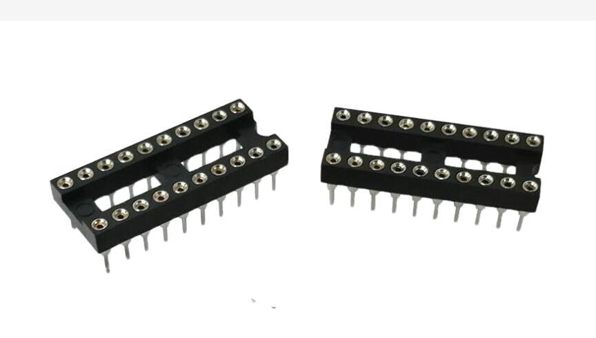 2.54mm Pitch Vertical Through Hole Turned Pin Ic Dip Socket Dual-in ...