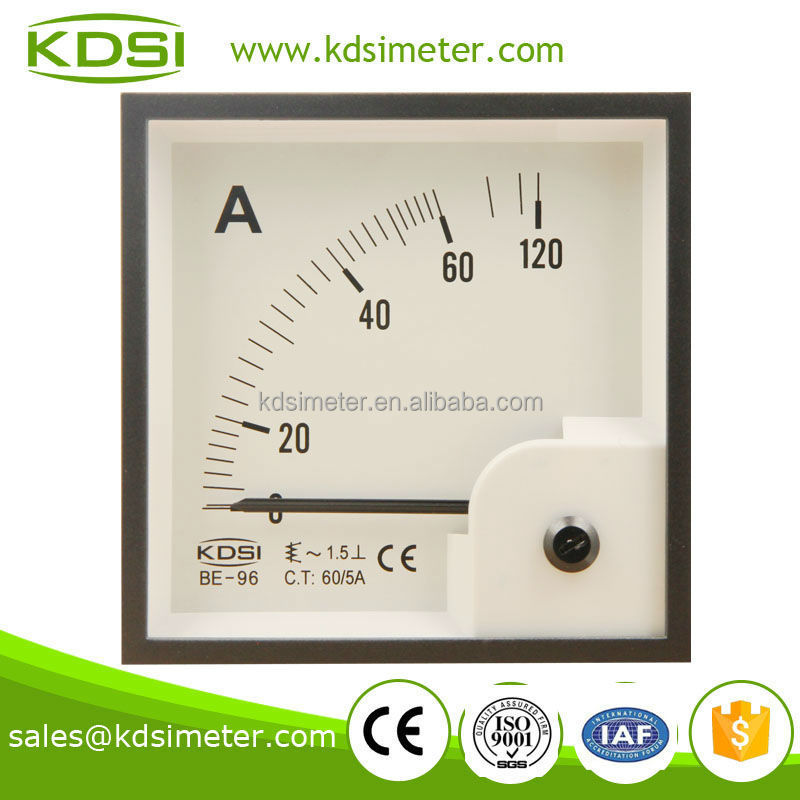 Ac Ammeter Be-96 Ac60-5a Electricity Analog Panel Current Meter For ...