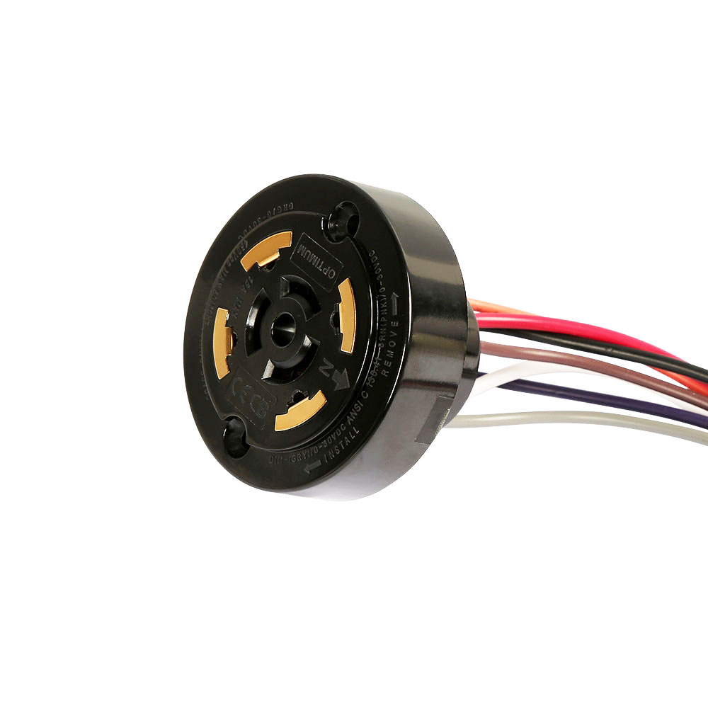 Optimum Ce Cb Approved 0-10v Dali Dimming Receptacle Nema Socket 7pin ...