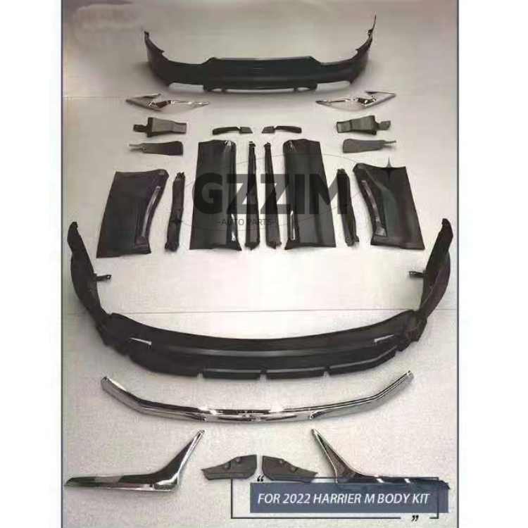 2022 Harrier M Body Kit 용 플라스틱 전면 및 후면 범퍼 바디 키트, Bossgoo.com의 고품질 2022 ...