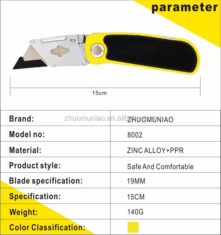 Zinc Alloy Folding Knife Fixed Blade Cutter Knife Box Cutter, High ...