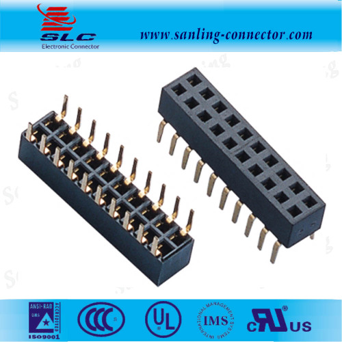 Smt Type Pitch 2.0mm Female Header Single Row 12pin Female Header With ...