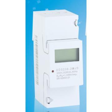 2 Module Din Rail Energy Meter Kwh Meter Pulse Output Register Or Lcd ...